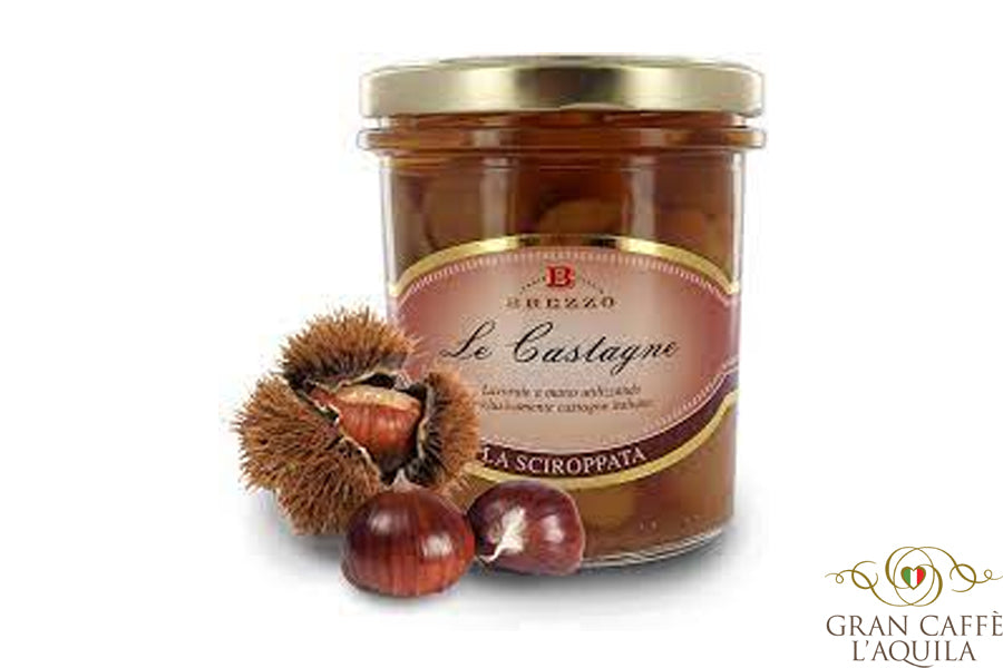 CHESTNUTS IN SYRUP - BREZZO (13.76oz/390g) – GranCaffeLAquila